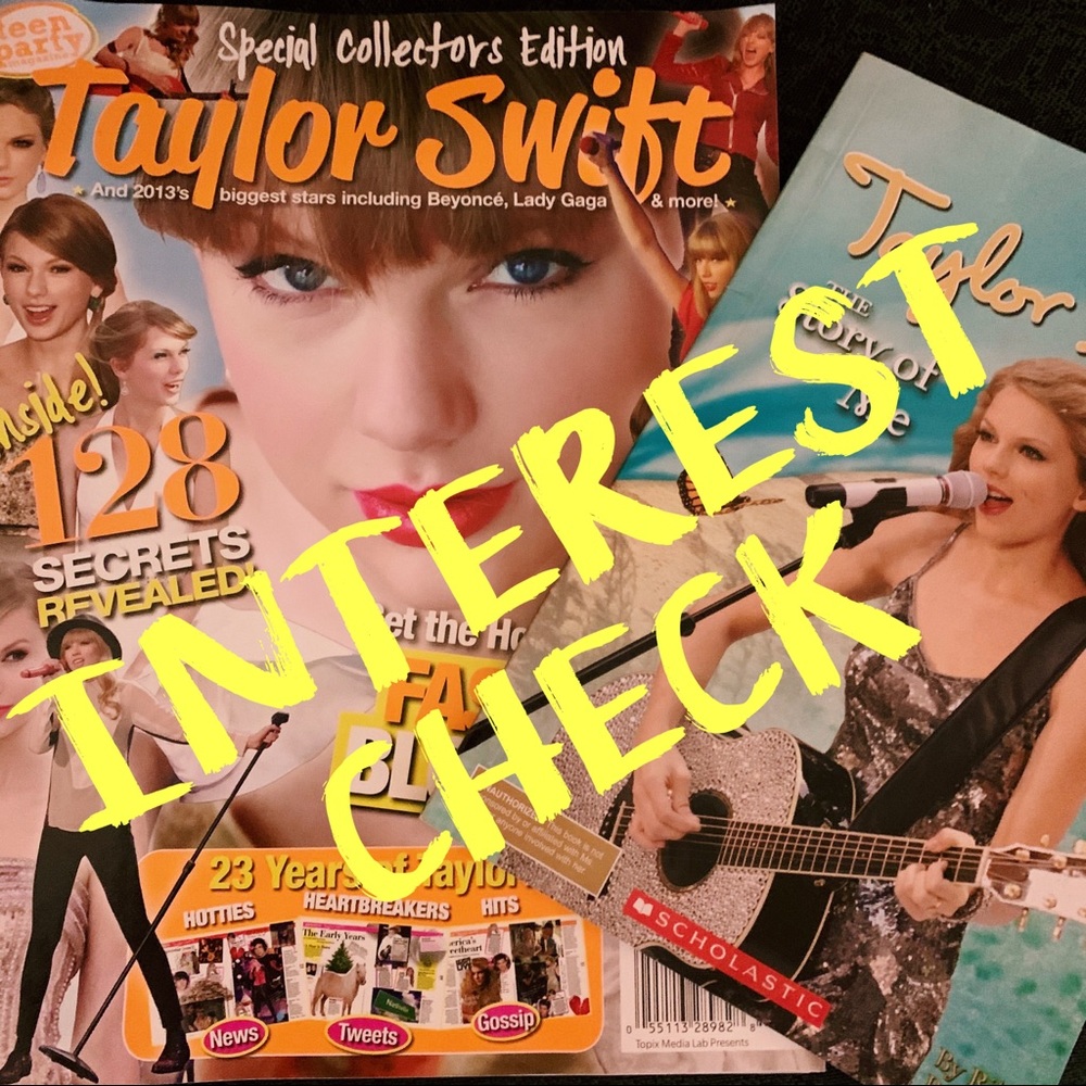 Interest Check Collectors Taylor Swift Items - Gem